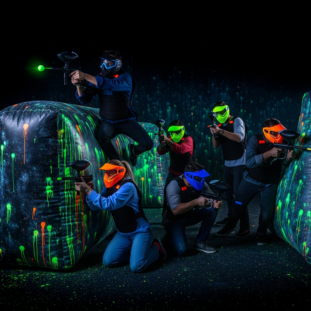 Glow Paintball Houston | TXR Paintball Cypress TX | Book Now
